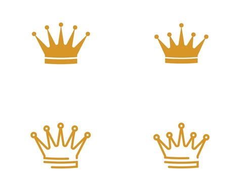 Premium Vector Crown Logo Template Vector Icon
