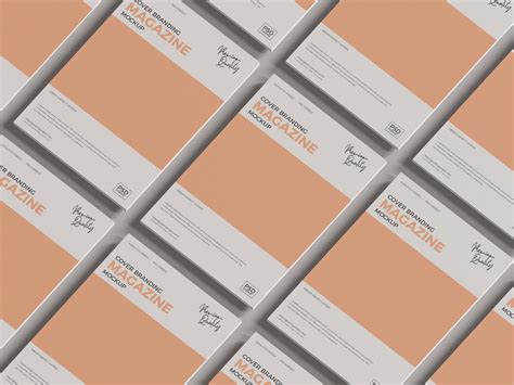 Cover Branding Magazine Free Mockup — Free Mockup World