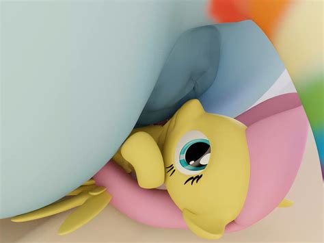 Giant Rainbow Dash Farts On Fluttershy