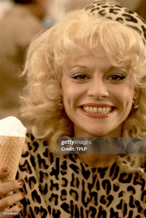 Cuban American Actress Louisa Moritz As Miss Wonderly Poses For A