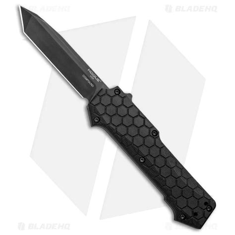Hogue Knives Compound Otf Automatic Knife Tanto Black 35 Black