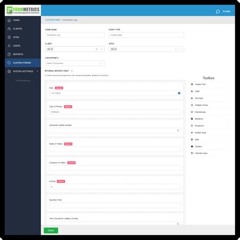 Form Workflow Automation Form Metrics