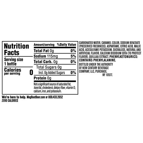 Mug Zero Sugar Soda Root Beer 20 Fl Oz