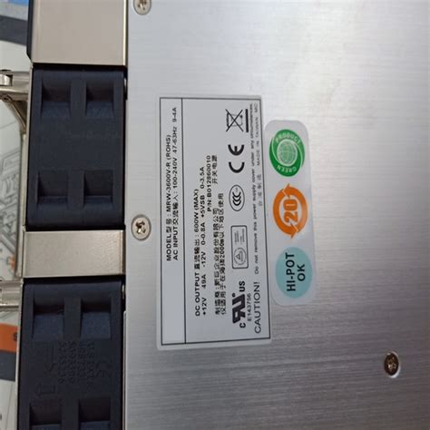 Original PSU For Emacs CRPS 600W Switching Power Supply MRW 3600V R