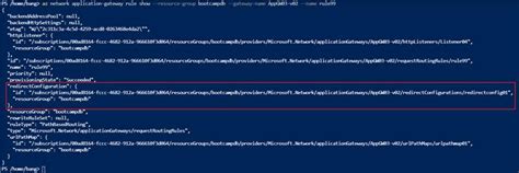 AppGW V2 CLI Cannot Save Redirection Config And Mapping To Request