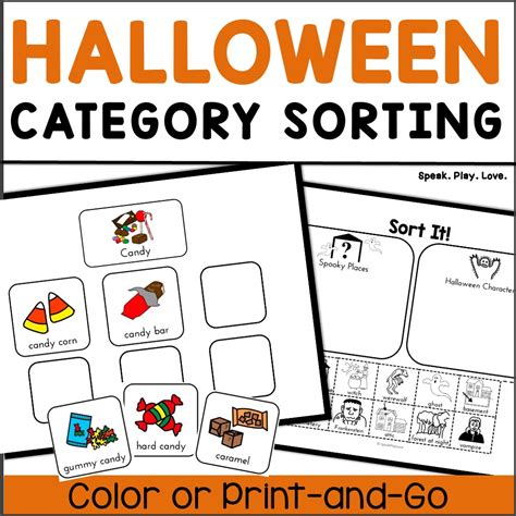 Halloween Speech Therapy Activities And Crafts Speak Play Love