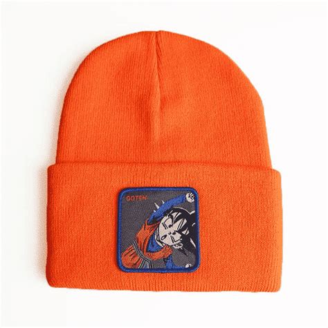Dbz Son Goten Fusion Dance Orange Casual Streetwear Beanie