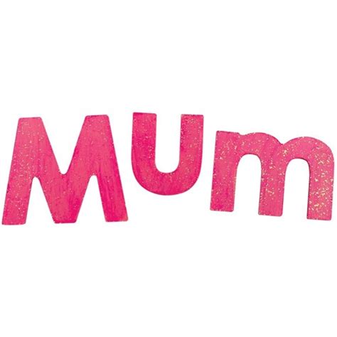 Wooden Mum Letters Pack Of 6 Wood Craft Cleverpatch Art And Craft