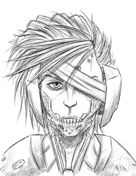 Raiden Metal Gear Rising Fan Art Doodle By Lyrexios On Deviantart