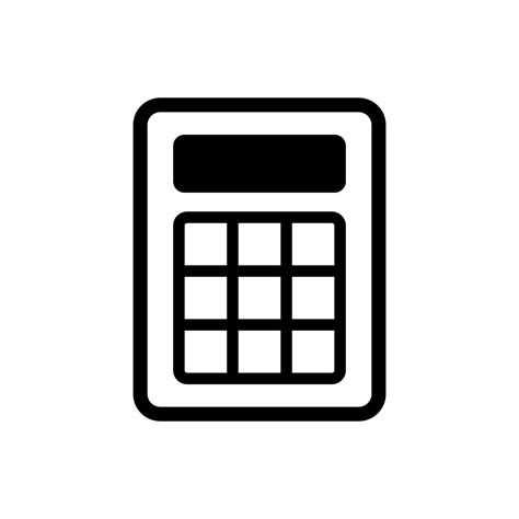 Illustration De La Calculatrice Dans Un Style Plat Branché 10727048 Art