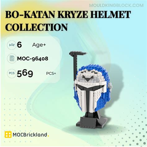Mocbrickland 96408 Bo Katan Kryze Helmet Collection Building Block