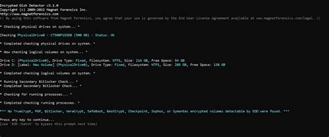 Exploring Magnet Encrypted Disk Detector Eddv310