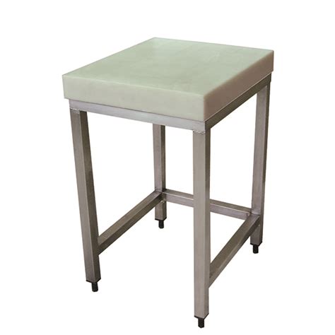 Paslanmaz Çelİk ÜrÜnler Polyetylen Top Meat Chopping Block Wcb70