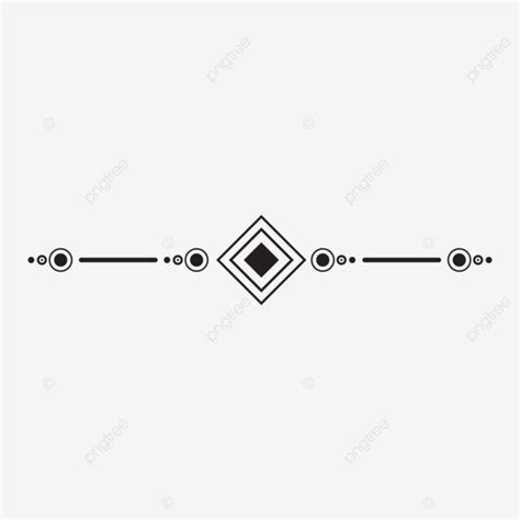 Decorative Calligraphic Ornament For Text Divider Swirl Vintage