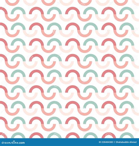 Abstract Fabric Textile Geometric Pattern Background Design Vector Pattern Stock Illustration