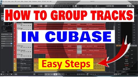 How To Group Tracks In Cubase Easy Steps YouTube