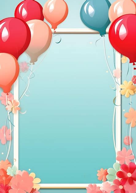 Premium Ai Image Birthday Party Frames For Crafters