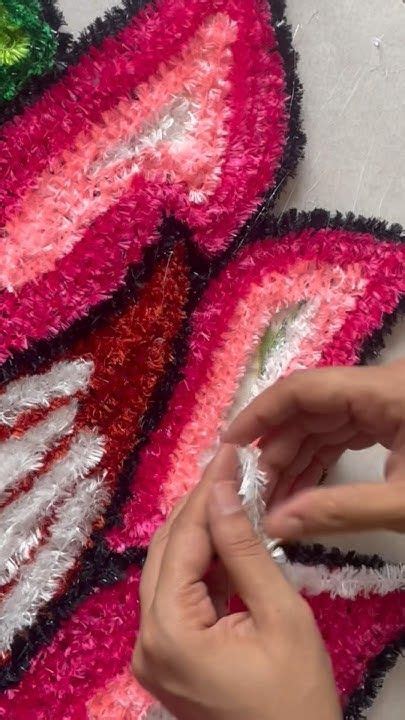 Washable Reusable😱 Handmade Woolen Rangoli Mat Diy Rangoli Mat Diy