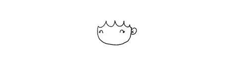 玩风车的小女孩简笔画简单画法步骤 毛毛简笔画