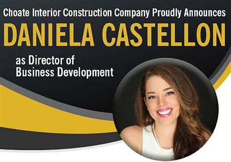 Choate Welcomes Daniela Castellon News Choate Construction