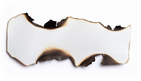 A Piece Of Burned Out Paper That Has Been Burned Premium Ai Generated