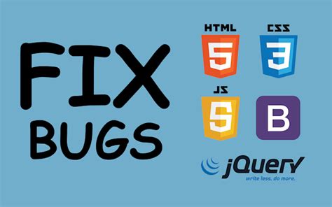 Fix Any Html Css Bootstrap Js Jquery Bugs By Mnafisweb Fiverr
