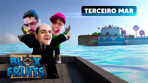 BLOX FRUITS O TERCEIRO MAR CHEGOU MAS MINHA TRIPULAÇÃO NÃO ESTÁ
