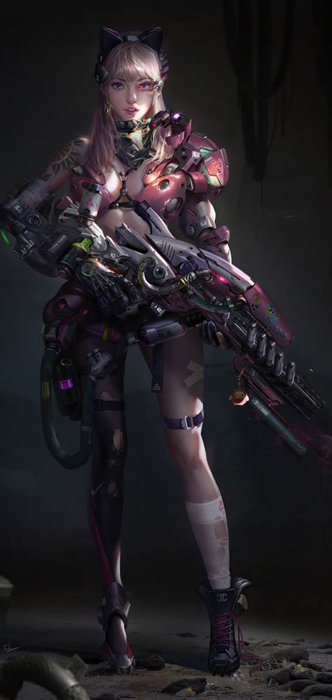 1080x2280 The Doom Girl 4k One Plus 6huawei P20honor View 10vivo Y85