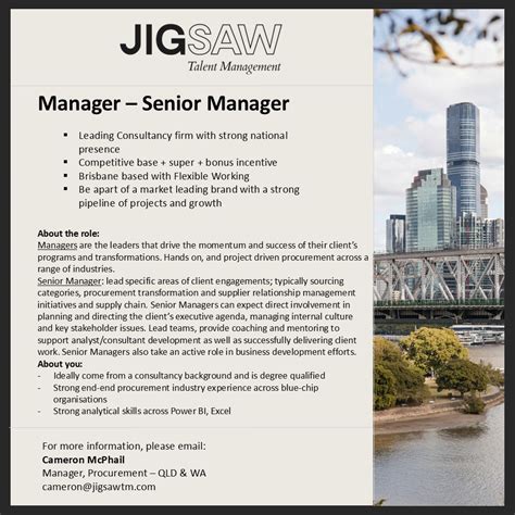 I Am Partnering With A Leading International Consultancy Group As The