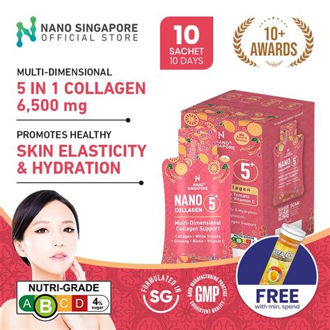 Nano Collagen 5 Drink 6500mg 5 In 1 Collagen Complex Supplement