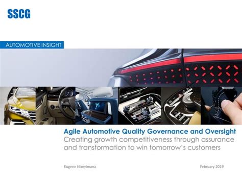 Sscg Insight Agile Automotive Quality Governance And Oversight Ppt