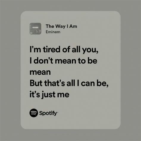 Music Spotify Lyrics Rap Hiphop Eminem Thewayiam Eminem Lyrics