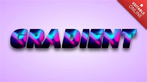 Gradient Sky Text Effect Generator