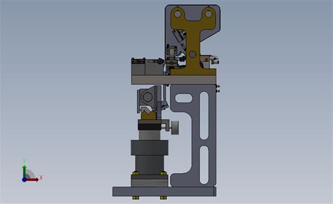 轴零件长度测量机 solidworks 2011 模型图纸下载 懒石网
