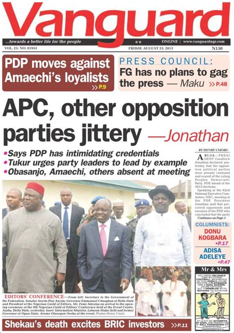 Newspaper Nigeria Today