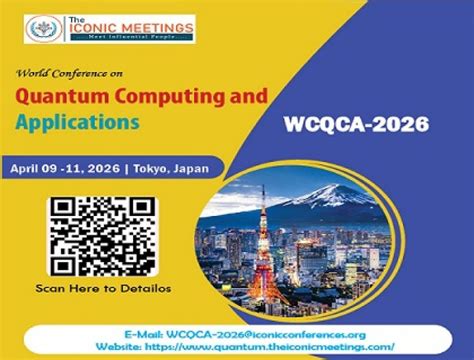 World Conference On Quantum Computing And Applications At Tokyo Prince