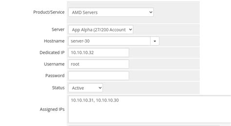 Manually Assign Server Tenantos Documentation