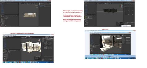 Same Lightening Same Art But Different Result In 2 Projects Whats