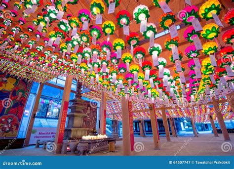 Seoul South Korea May 9 Bongeunsa Temple Editorial Photography