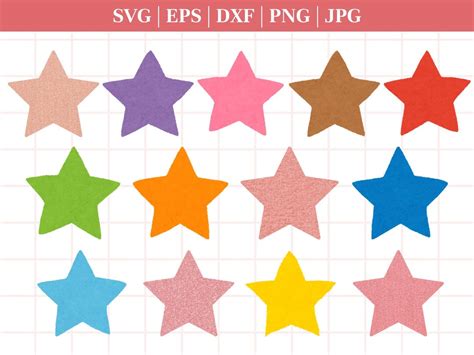 Star Svg Files Star Outline Svg Star Cut File Star Vector Files