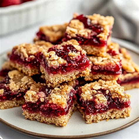 Raspberry Jam Bars Insanely Good