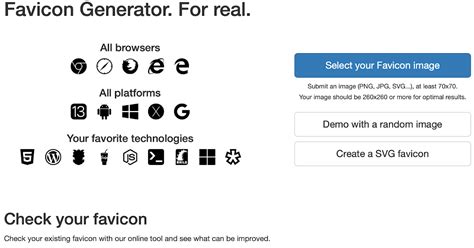 Favicon Generator