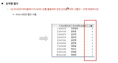 Dbsql Sql 기본 및 활용 Function