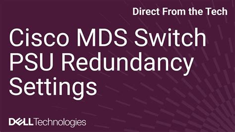 How To Change Power Supply Redundancy Mode To Grid Redundancy On Cisco