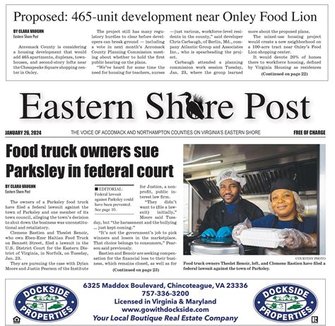 Eastern Shore Post January 26 2024 Eastern Shore Post