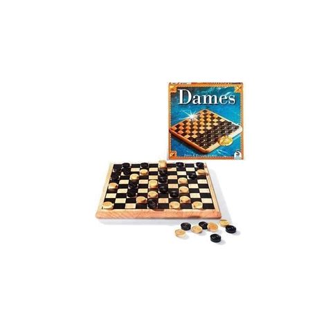 SCHMIDT AND SPIELE Jeu de société Dames bois tradition