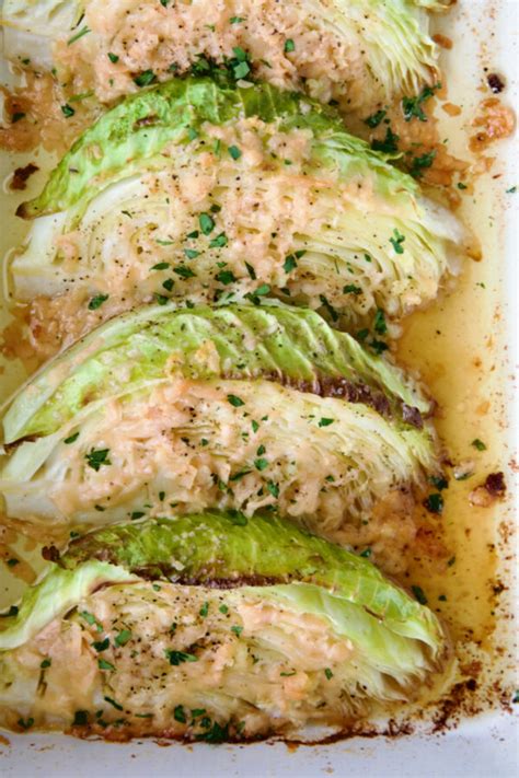 Baked Cabbage Wedge Recipe From A Chefs Kitchen