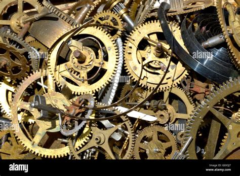 Clock Cogs Hi Res Stock Photography And Images Alamy
