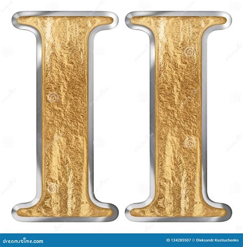 Roman Numeral Ii Duo 2 Two Isolated On White Background 3d Render