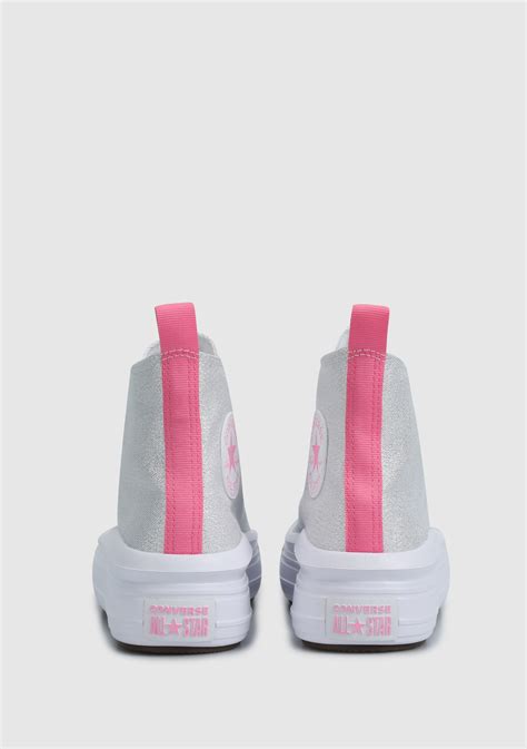 Converse Chuck Taylor All Star Move Platform Sparkle Gümüş Kadın